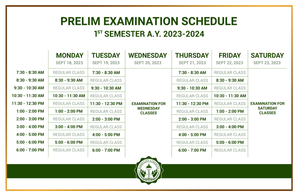 Prelim Exam – Pines City Colleges